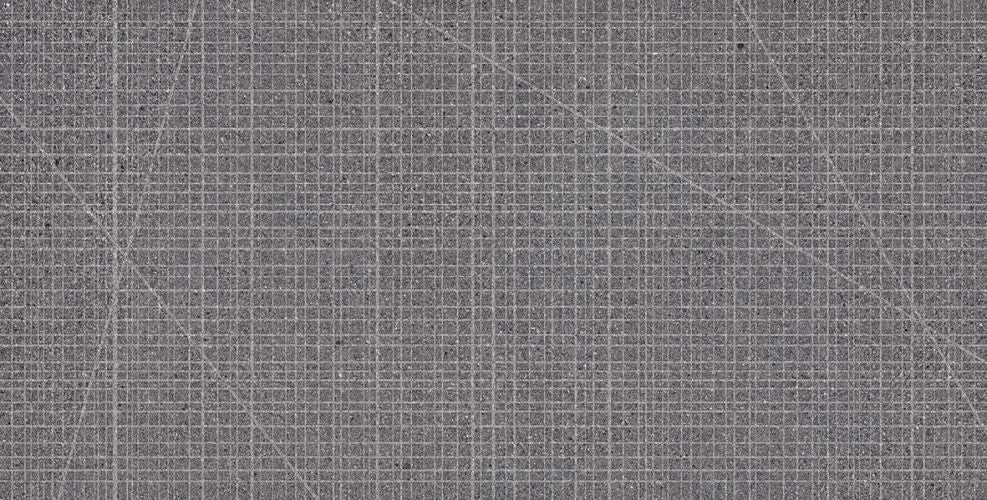 Grainstone Dark Grey Cage (Decor) 600x1200 — Tile Factory Outlet