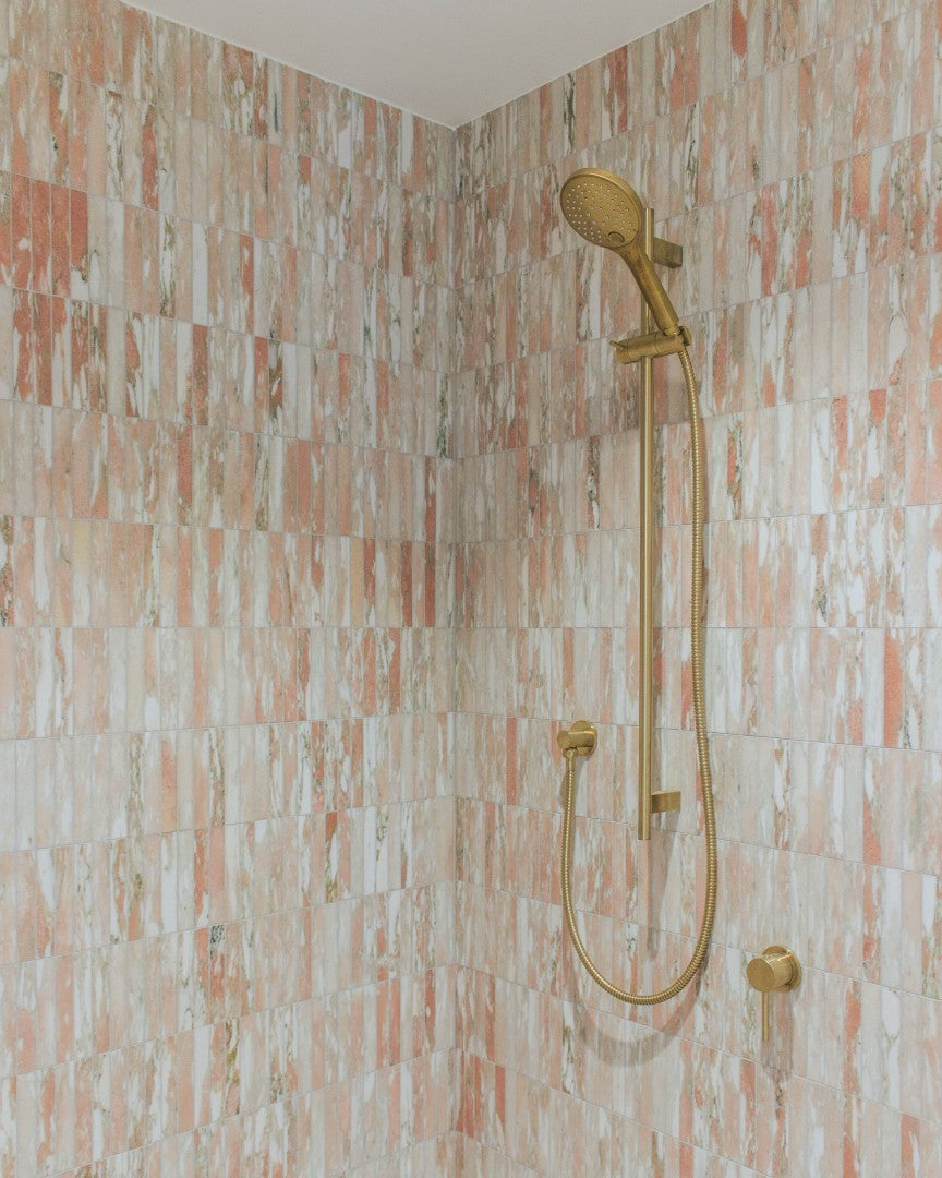 Stoneage Stack Norway Rose Honed Mosaic — Tile Factory Outlet